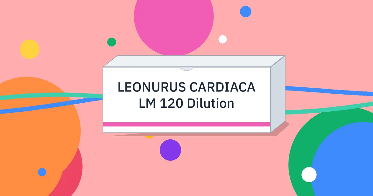 Symbolbild: Packung mit der Aufschrift LEONURUS CARDIACA LM 120 Dilution (PZN 13526212) – Verfügbarkeit und Bezug in Apotheken in Frankfurt am Main