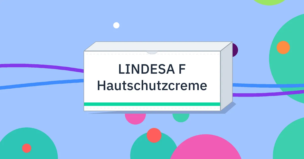 Symbolbild: Packung mit der Aufschrift LINDESA F Hautschutzcreme (PZN 01281076) – Verfügbarkeit und Bezug in Apotheken in Frankfurt am Main