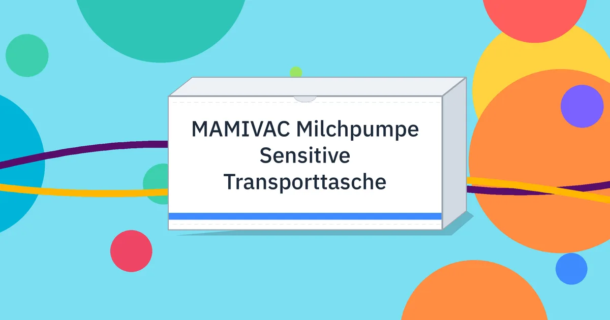 Symbolbild: Packung mit der Aufschrift MAMIVAC Milchpumpe Sensitive Transporttasche (PZN 04182601) – Verfügbarkeit und Bezug in Apotheken in Frankfurt am Main