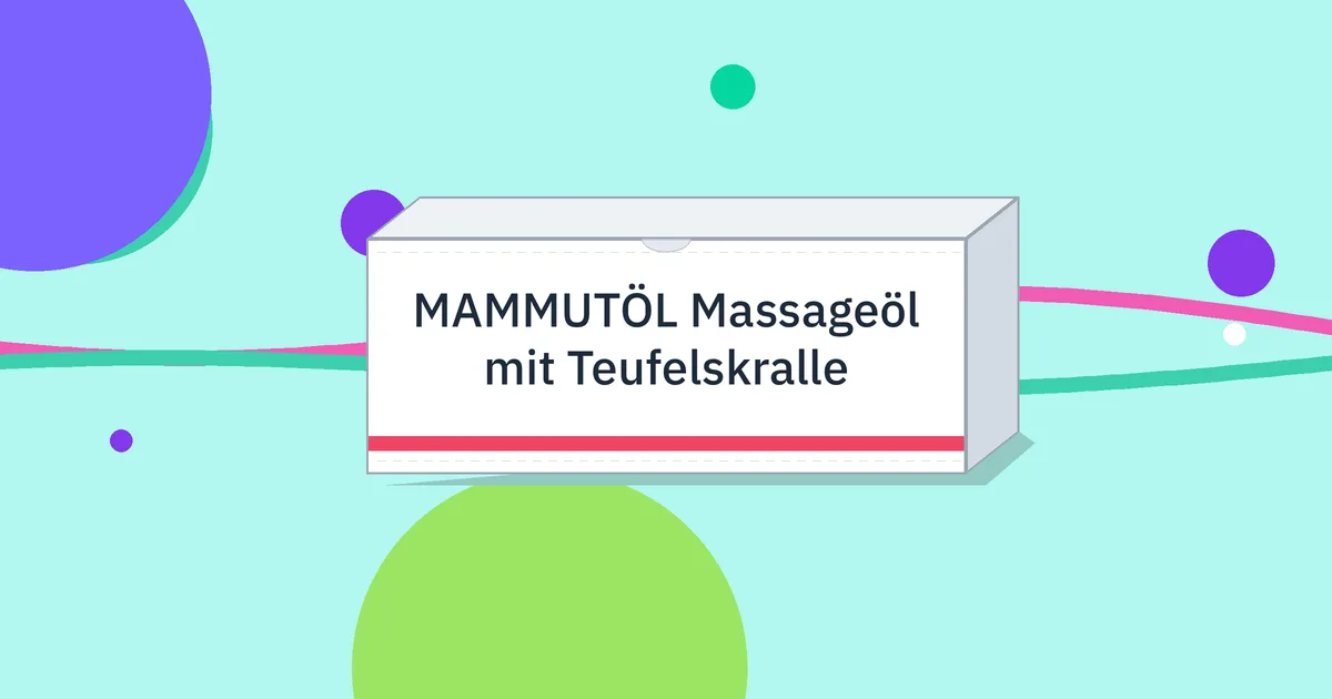 Symbolbild: Packung mit der Aufschrift MAMMUTÖL Massageöl mit Teufelskralle (PZN 03080560) – Verfügbarkeit und Bezug in Apotheken in Frankfurt am Main