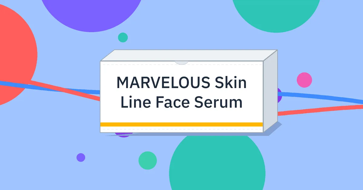 Symbolbild: Packung mit der Aufschrift MARVELOUS Skin Line Face Serum (PZN 15240980) – Verfügbarkeit und Bezug in Apotheken in Frankfurt am Main
