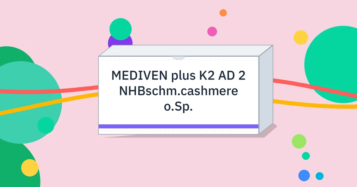 Symbolbild: Packung mit der Aufschrift MEDIVEN plus K2 AD 2 NHBschm.cashmere o.Sp. (PZN 15938002) – Verfügbarkeit und Bezug in Apotheken in Frankfurt am Main