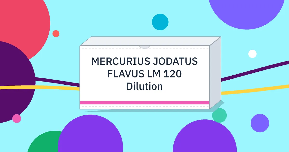 Symbolbild: Packung mit der Aufschrift MERCURIUS JODATUS FLAVUS LM 120 Dilution (PZN 12952119) – Verfügbarkeit und Bezug in Apotheken in Frankfurt am Main