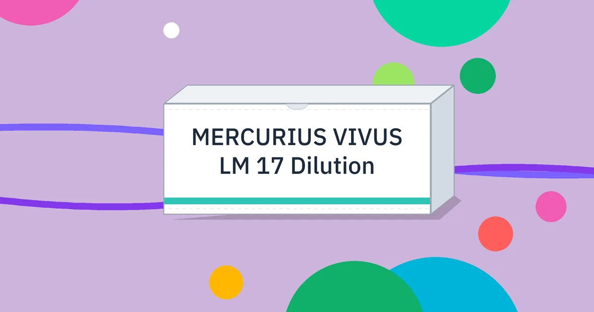 Symbolbild: Packung mit der Aufschrift MERCURIUS VIVUS LM 17 Dilution (PZN 12955075) – Verfügbarkeit und Bezug in Apotheken in Frankfurt am Main