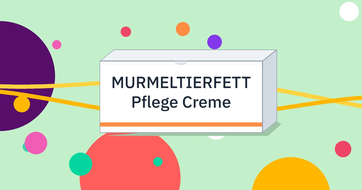 Symbolbild: Packung mit der Aufschrift MURMELTIERFETT Pflege Creme (PZN 07193338) – Verfügbarkeit und Bezug in Apotheken in Frankfurt am Main