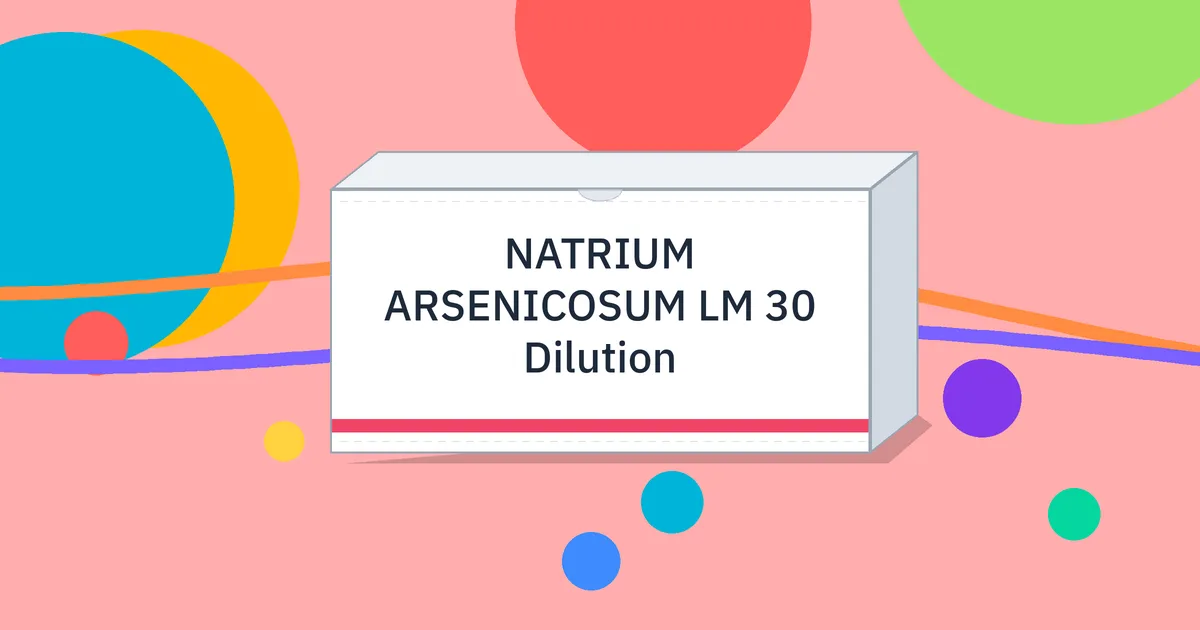 Symbolbild: Packung mit der Aufschrift NATRIUM ARSENICOSUM LM 30 Dilution (PZN 09430104) – Verfügbarkeit und Bezug in Apotheken in Frankfurt am Main