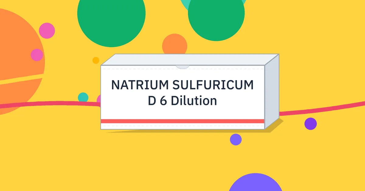 Symbolbild: Packung mit der Aufschrift NATRIUM SULFURICUM D 6 Dilution (PZN 00705479) – Verfügbarkeit und Bezug in Apotheken in Frankfurt am Main
