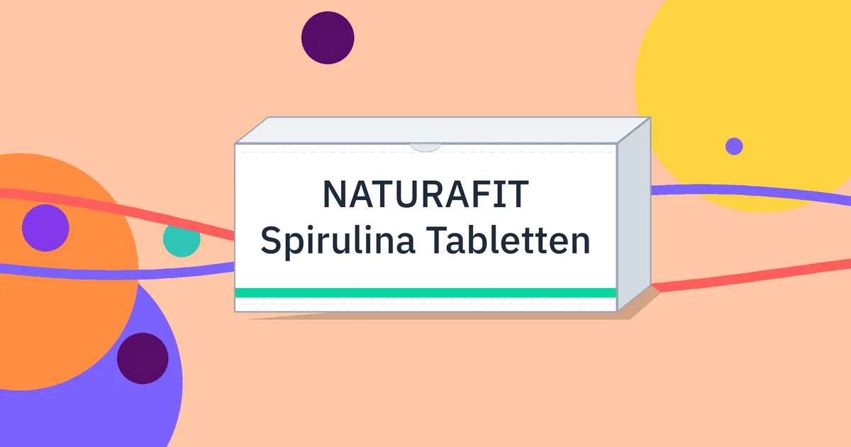 Symbolbild: Packung mit der Aufschrift NATURAFIT Spirulina Tabletten (PZN 00059619) – Verfügbarkeit und Bezug in Apotheken in Frankfurt am Main