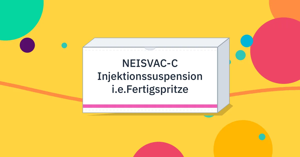 Symbolbild: Packung mit der Aufschrift NEISVAC-C Injektionssuspension i.e.Fertigspritze (PZN 13743903) – Verfügbarkeit und Bezug in Apotheken in Frankfurt am Main