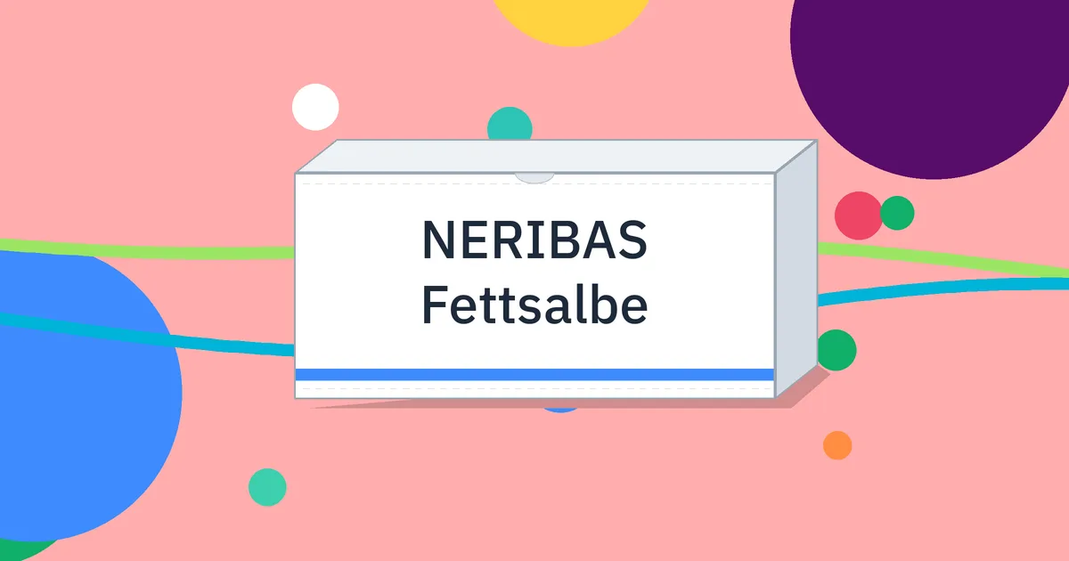 Symbolbild: Packung mit der Aufschrift NERIBAS Fettsalbe (PZN 00523821) – Verfügbarkeit und Bezug in Apotheken in Frankfurt am Main