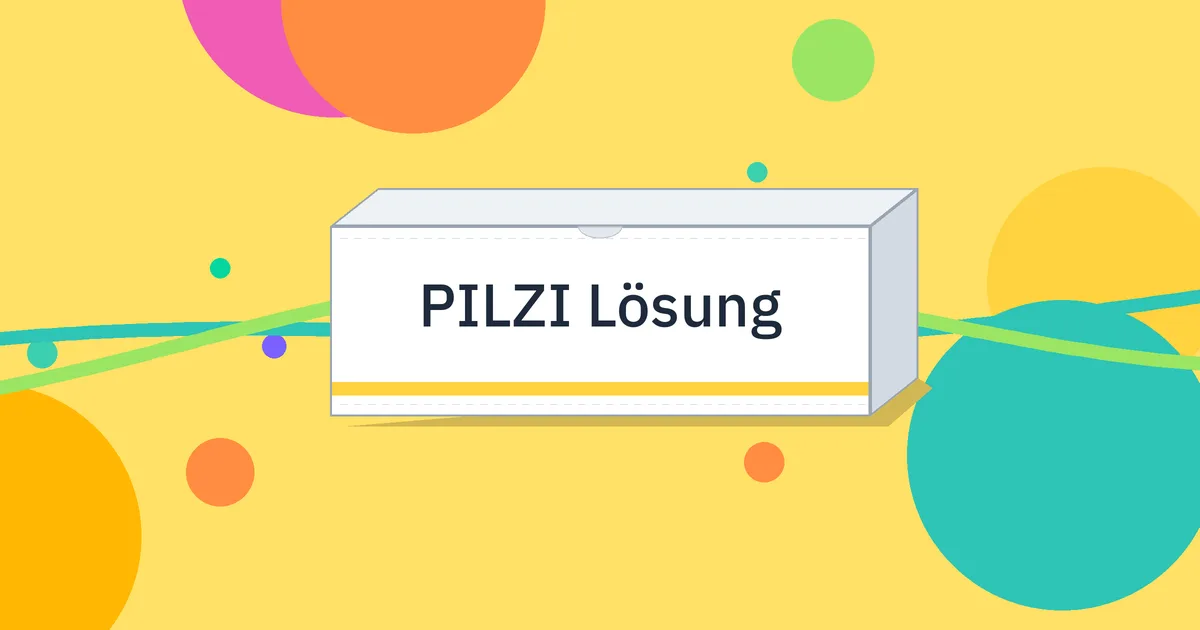 Symbolbild: Packung mit der Aufschrift PILZI Lösung (PZN 05015414) – Verfügbarkeit und Bezug in Apotheken in Frankfurt am Main