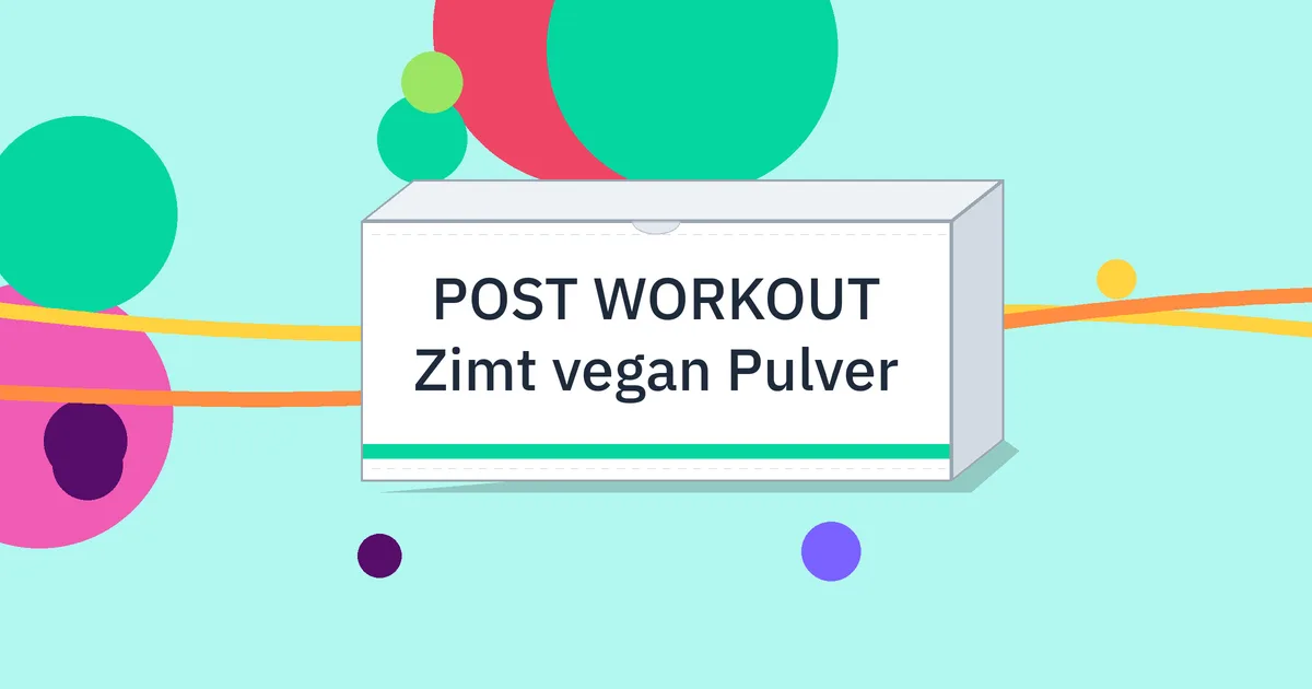 Symbolbild: Packung mit der Aufschrift POST WORKOUT Zimt vegan Pulver (PZN 18823587) – Verfügbarkeit und Bezug in Apotheken in Frankfurt am Main