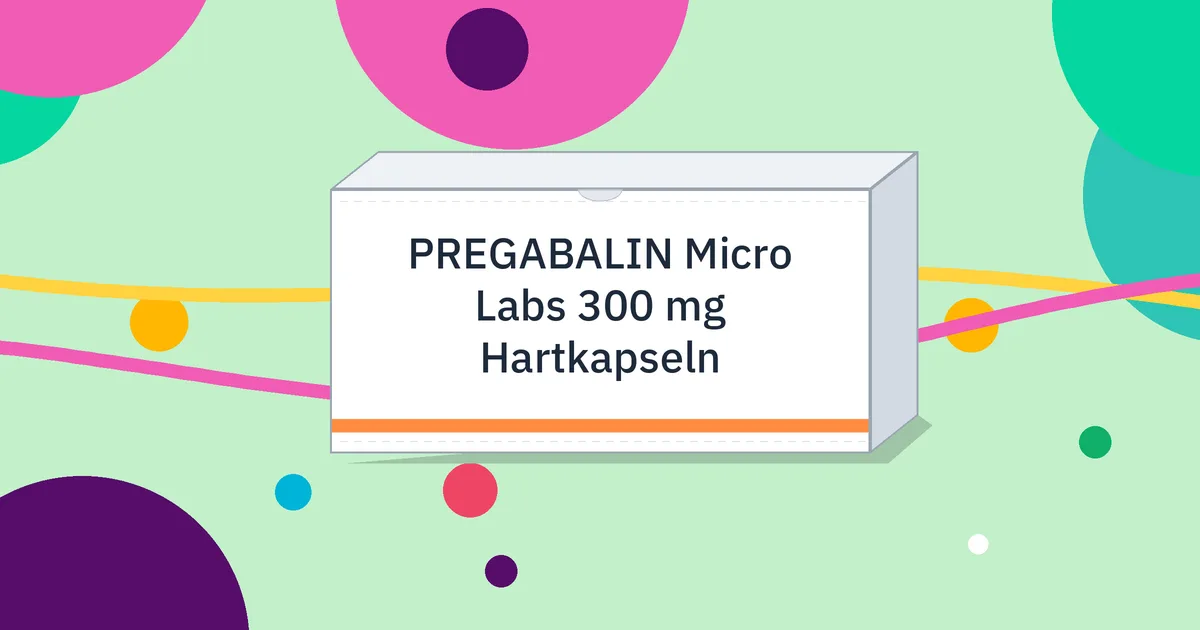 Symbolbild: Packung mit der Aufschrift PREGABALIN Micro Labs 300 mg Hartkapseln (PZN 18153684) – Verfügbarkeit und Bezug in Apotheken in Frankfurt am Main