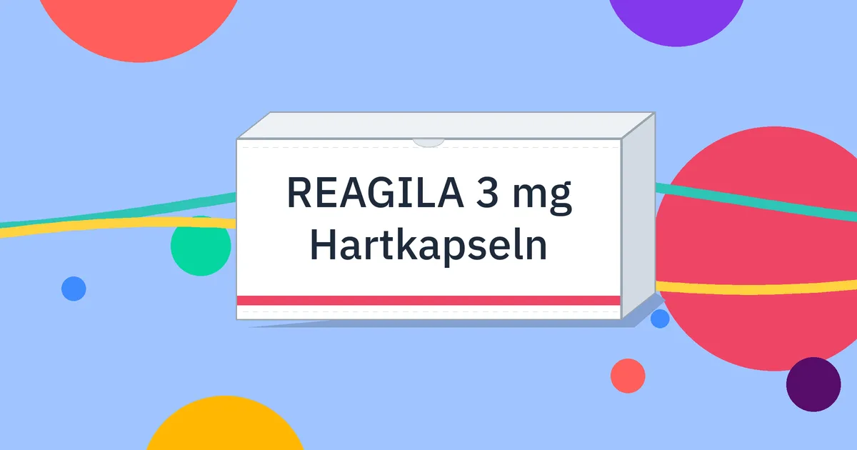 Symbolbild: Packung mit der Aufschrift REAGILA 3 mg Hartkapseln (PZN 16708103) – Verfügbarkeit und Bezug in Apotheken in Frankfurt am Main