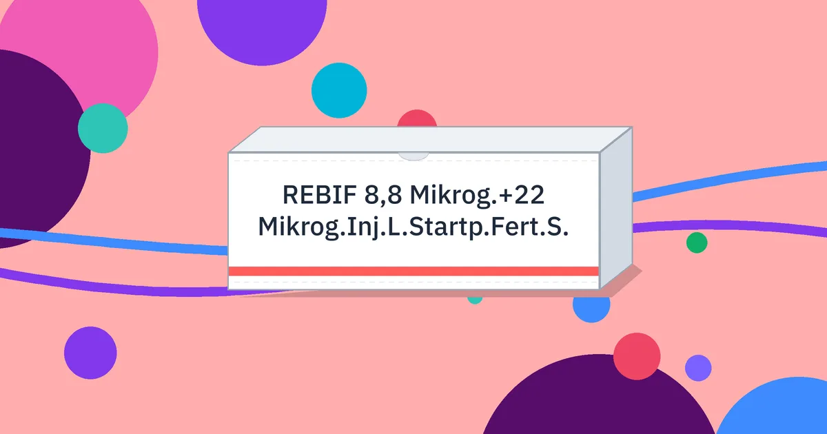 Symbolbild: Packung mit der Aufschrift REBIF 8,8 Mikrog.+22 Mikrog.Inj.L.Startp.Fert.S. (PZN 04773182) – Verfügbarkeit und Bezug in Apotheken in Frankfurt am Main