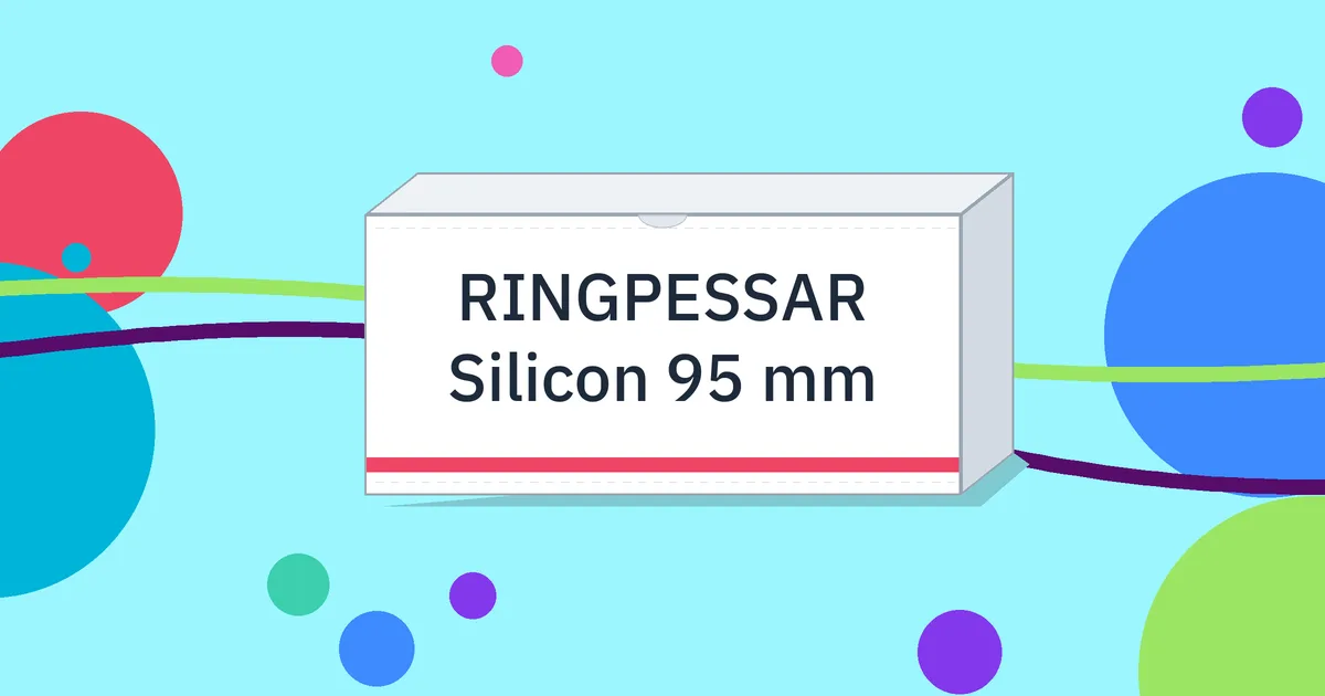 Symbolbild: Packung mit der Aufschrift RINGPESSAR Silicon 95 mm (PZN 07702478) – Verfügbarkeit und Bezug in Apotheken in Frankfurt am Main
