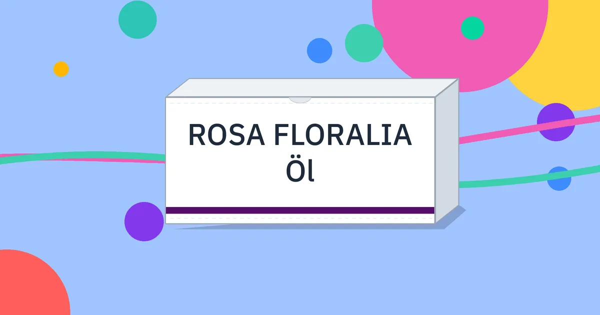 Symbolbild: Packung mit der Aufschrift ROSA FLORALIA Öl (PZN 18855133) – Verfügbarkeit und Bezug in Apotheken in Frankfurt am Main