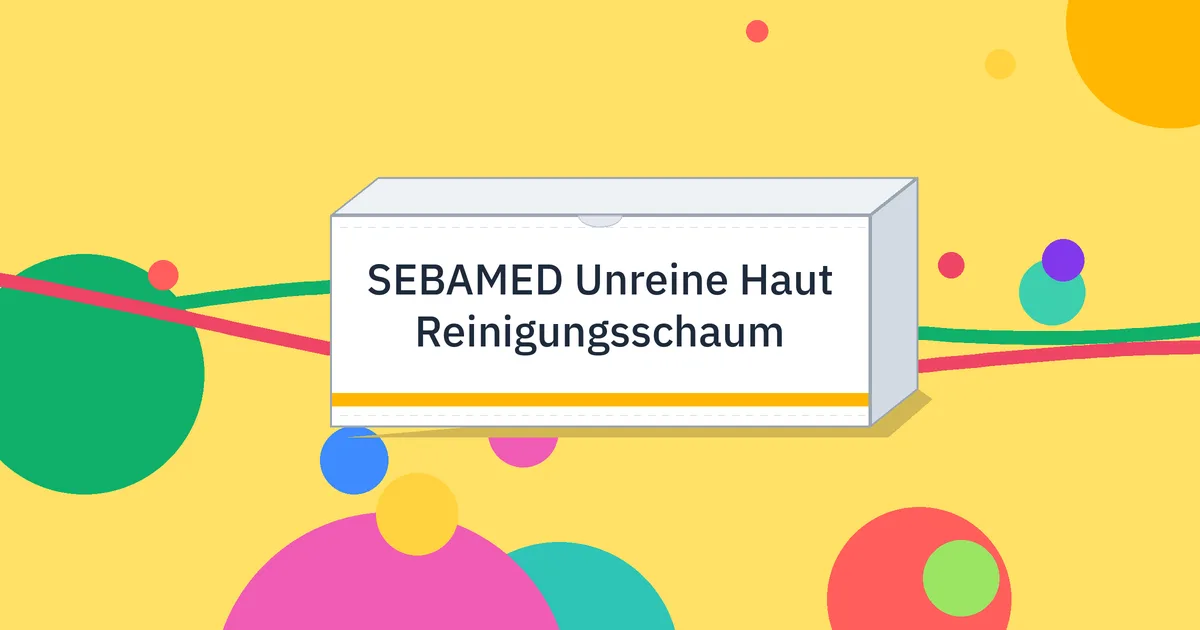 Symbolbild: Packung mit der Aufschrift SEBAMED Unreine Haut Reinigungsschaum (PZN 08467973) – Verfügbarkeit und Bezug in Apotheken in Frankfurt am Main