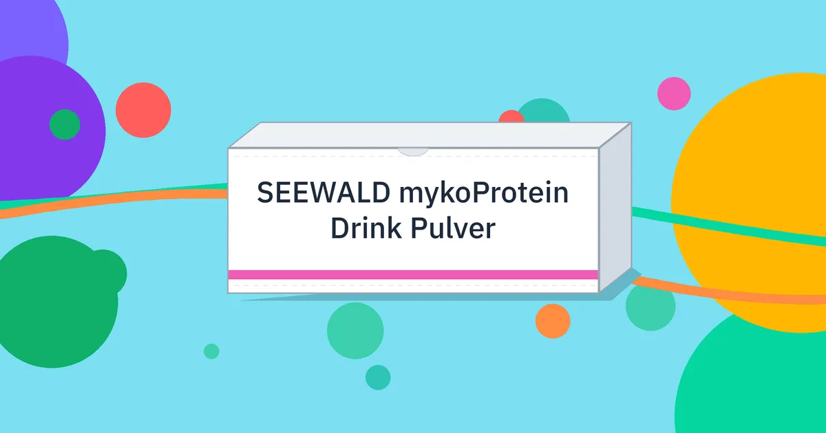 Symbolbild: Packung mit der Aufschrift SEEWALD mykoProtein Drink Pulver (PZN 19546368) – Verfügbarkeit und Bezug in Apotheken in Frankfurt am Main