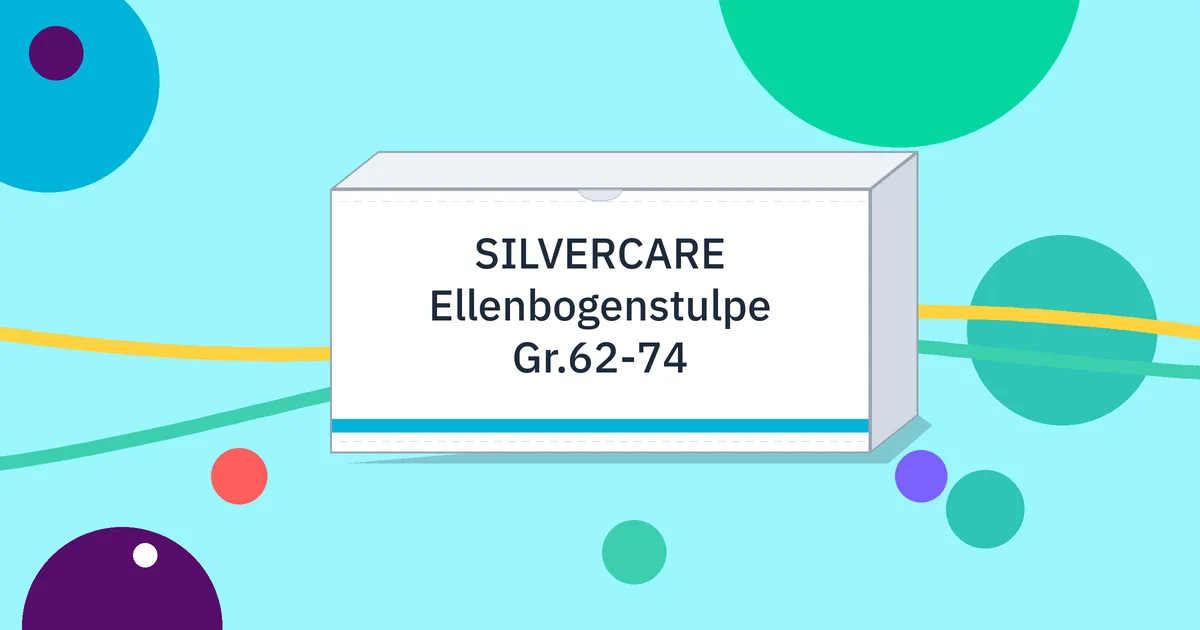 Symbolbild: Packung mit der Aufschrift SILVERCARE Ellenbogenstulpe Gr.62-74 (PZN 09271226) – Verfügbarkeit und Bezug in Apotheken in Frankfurt am Main