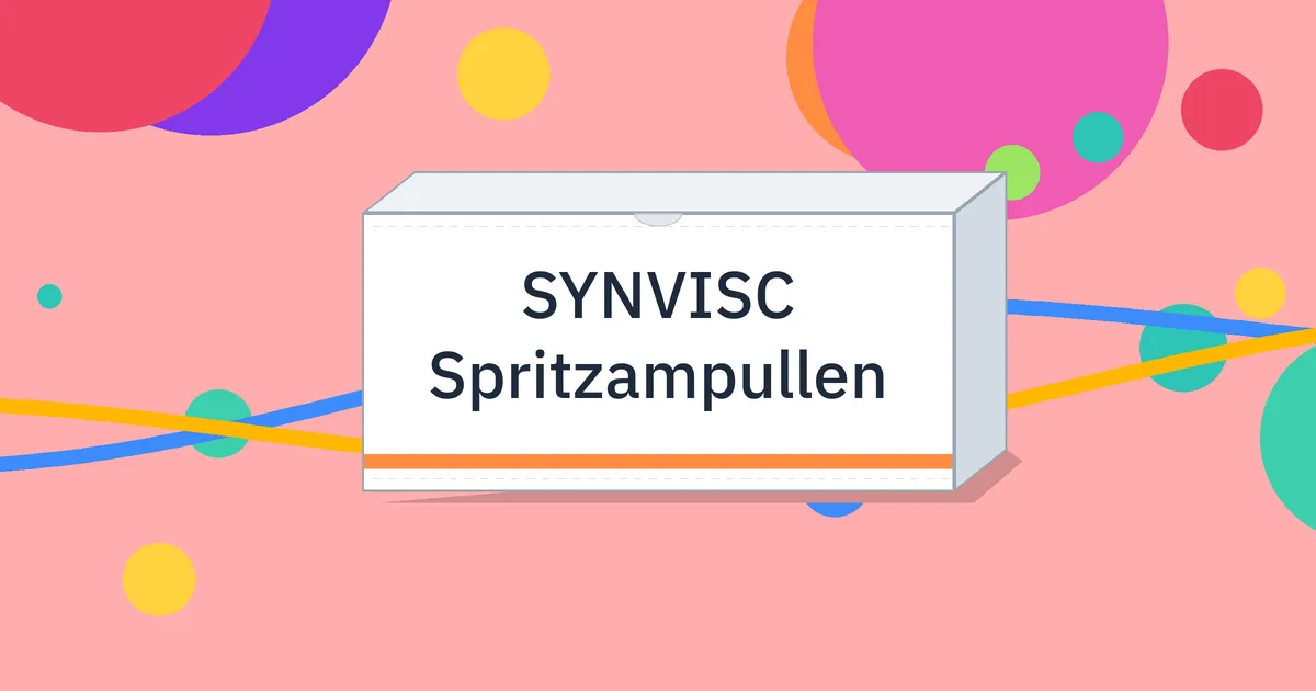Symbolbild: Packung mit der Aufschrift SYNVISC Spritzampullen (PZN 17972115) – Verfügbarkeit und Bezug in Apotheken in Frankfurt am Main