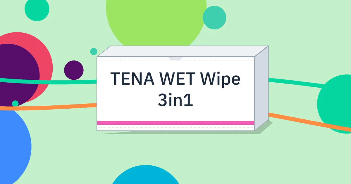 Symbolbild: Packung mit der Aufschrift TENA WET Wipe 3in1 (PZN 06082329) – Verfügbarkeit und Bezug in Apotheken in Frankfurt am Main