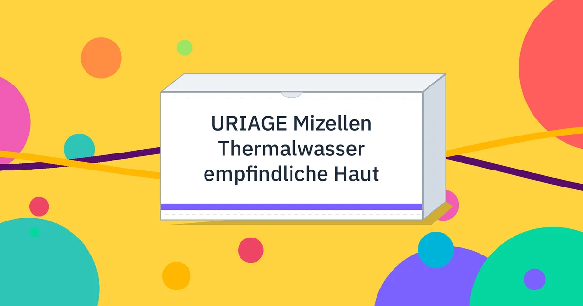 Symbolbild: Packung mit der Aufschrift URIAGE Mizellen Thermalwasser empfindliche Haut (PZN 17181974) – Verfügbarkeit und Bezug in Apotheken in Frankfurt am Main
