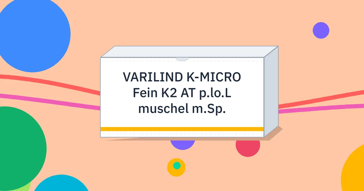 Symbolbild: Packung mit der Aufschrift VARILIND K-MICRO Fein K2 AT p.lo.L muschel m.Sp. (PZN 20554189) – Verfügbarkeit und Bezug in Apotheken in Frankfurt am Main