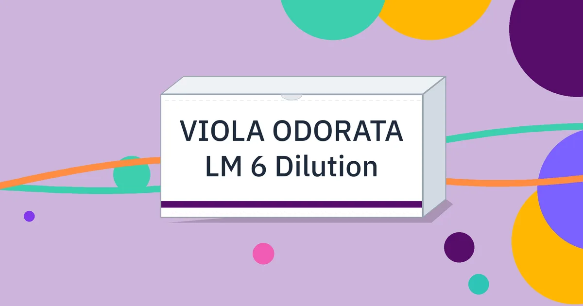 Symbolbild: Packung mit der Aufschrift VIOLA ODORATA LM 6 Dilution (PZN 13275247) – Verfügbarkeit und Bezug in Apotheken in Frankfurt am Main