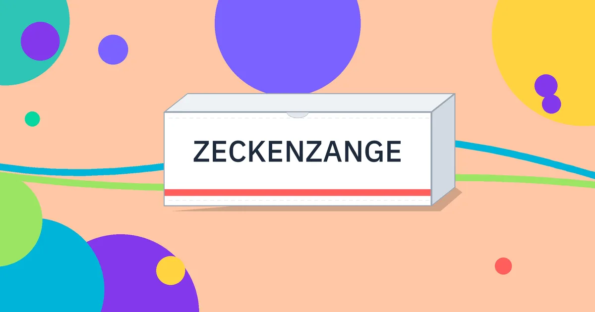 Symbolbild: Packung mit der Aufschrift ZECKENZANGE (PZN 00520202) – Verfügbarkeit und Bezug in Apotheken in Frankfurt am Main