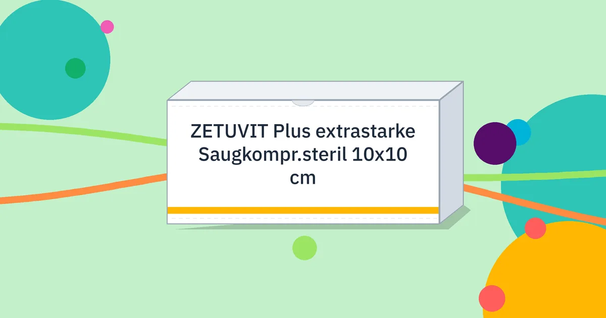 Symbolbild: Packung mit der Aufschrift ZETUVIT Plus extrastarke Saugkompr.steril 10x10 cm (PZN 02536259) – Verfügbarkeit und Bezug in Apotheken in Frankfurt am Main