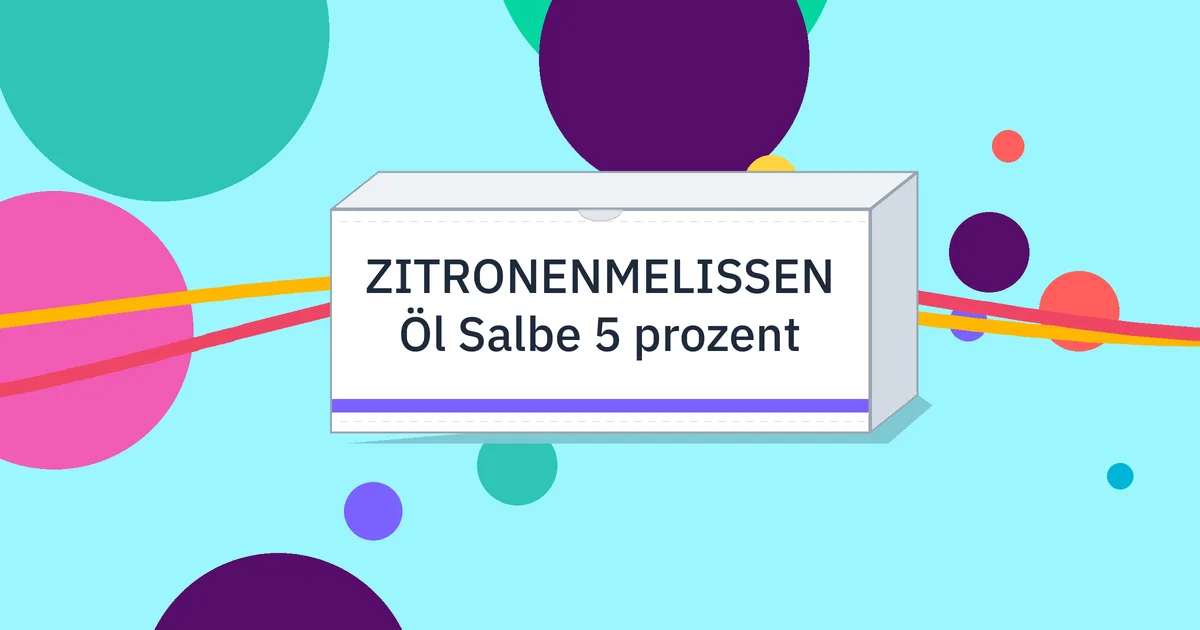 Symbolbild: Packung mit der Aufschrift ZITRONENMELISSEN Öl Salbe 5 prozent (PZN 18901784) – Verfügbarkeit und Bezug in Apotheken in Frankfurt am Main