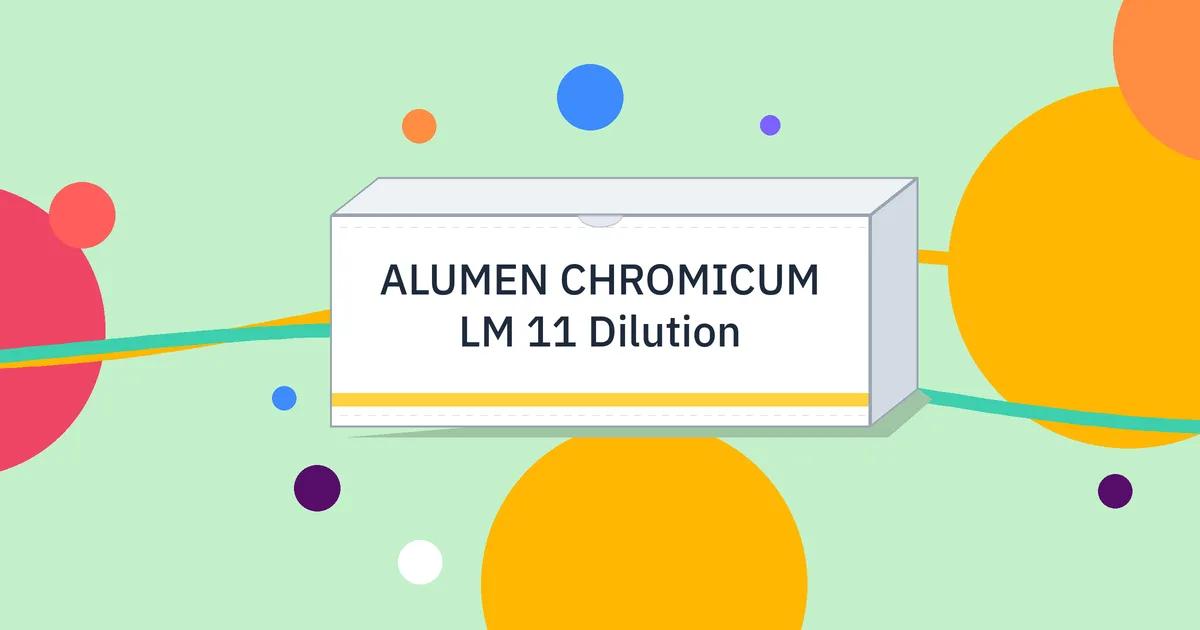 Symbolbild: Packung mit der Aufschrift ALUMEN CHROMICUM LM 11 Dilution (PZN 13315751) – Verfügbarkeit und Bezug in Apotheken in Frankfurt am Main