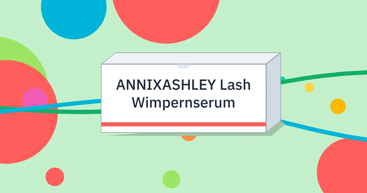 Symbolbild: Packung mit der Aufschrift ANNIXASHLEY Lash Wimpernserum (PZN 20228171) – Verfügbarkeit und Bezug in Apotheken in Frankfurt am Main