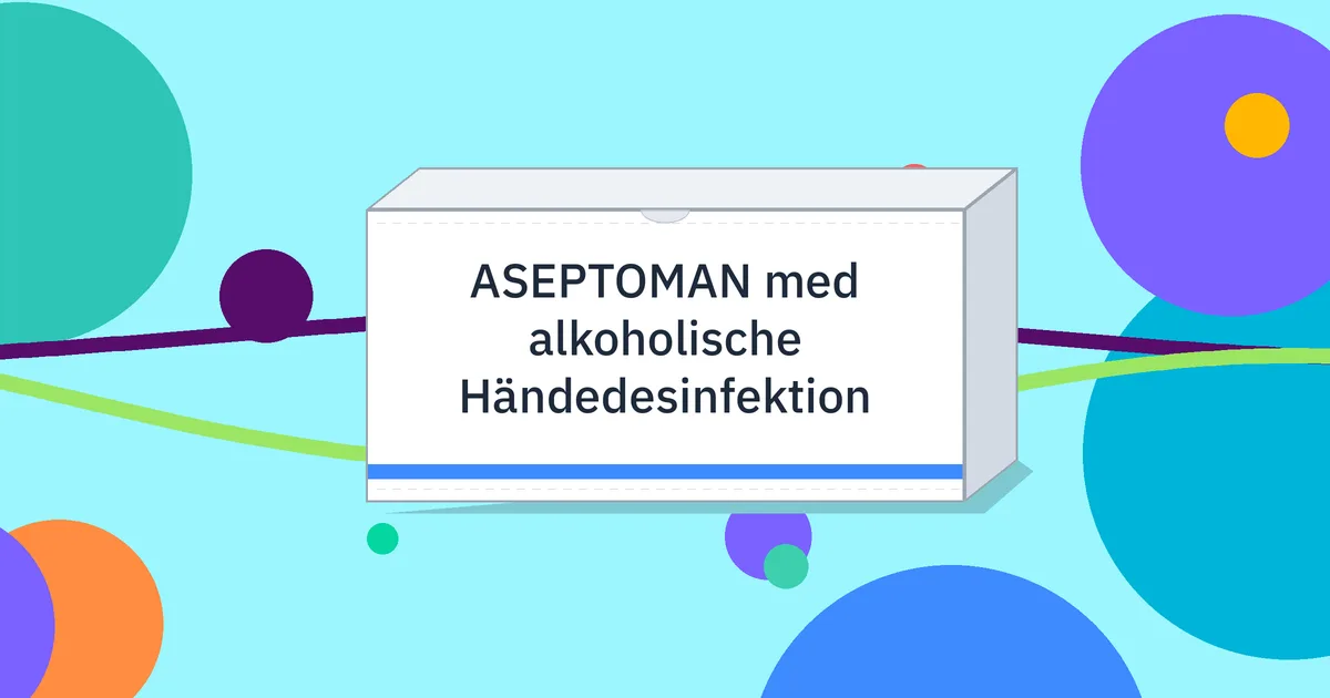 Symbolbild: Packung mit der Aufschrift ASEPTOMAN med alkoholische Händedesinfektion (PZN 13420821) – Verfügbarkeit und Bezug in Apotheken in Frankfurt am Main