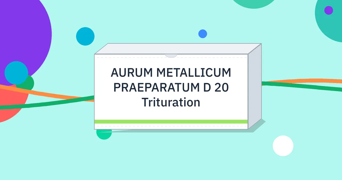 Symbolbild: Packung mit der Aufschrift AURUM METALLICUM PRAEPARATUM D 20 Trituration (PZN 07012012) – Verfügbarkeit und Bezug in Apotheken in Frankfurt am Main