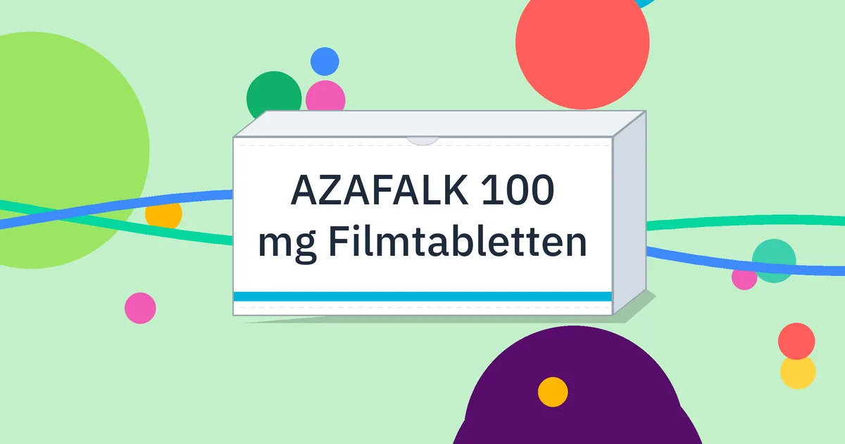 Symbolbild: Packung mit der Aufschrift AZAFALK 100 mg Filmtabletten (PZN 09534996) – Verfügbarkeit und Bezug in Apotheken in Frankfurt am Main