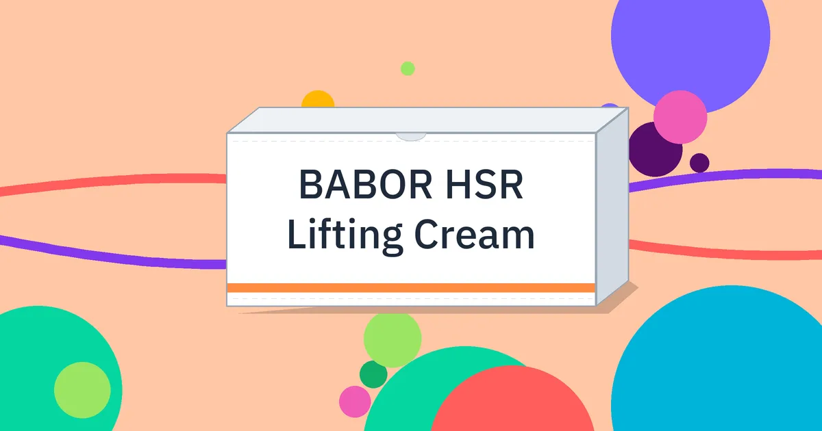 Symbolbild: Packung mit der Aufschrift BABOR HSR Lifting Cream (PZN 17836725) – Verfügbarkeit und Bezug in Apotheken in Frankfurt am Main