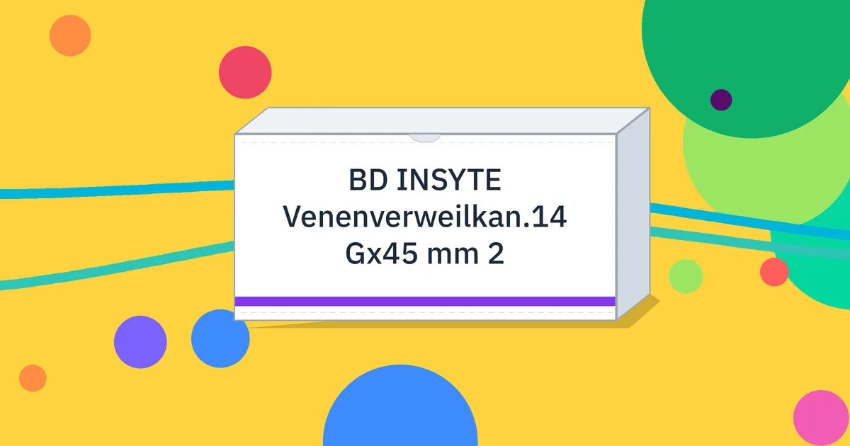 Symbolbild: Packung mit der Aufschrift BD INSYTE Venenverweilkan.14 Gx45 mm 2 (PZN 07546357) – Verfügbarkeit und Bezug in Apotheken in Frankfurt am Main
