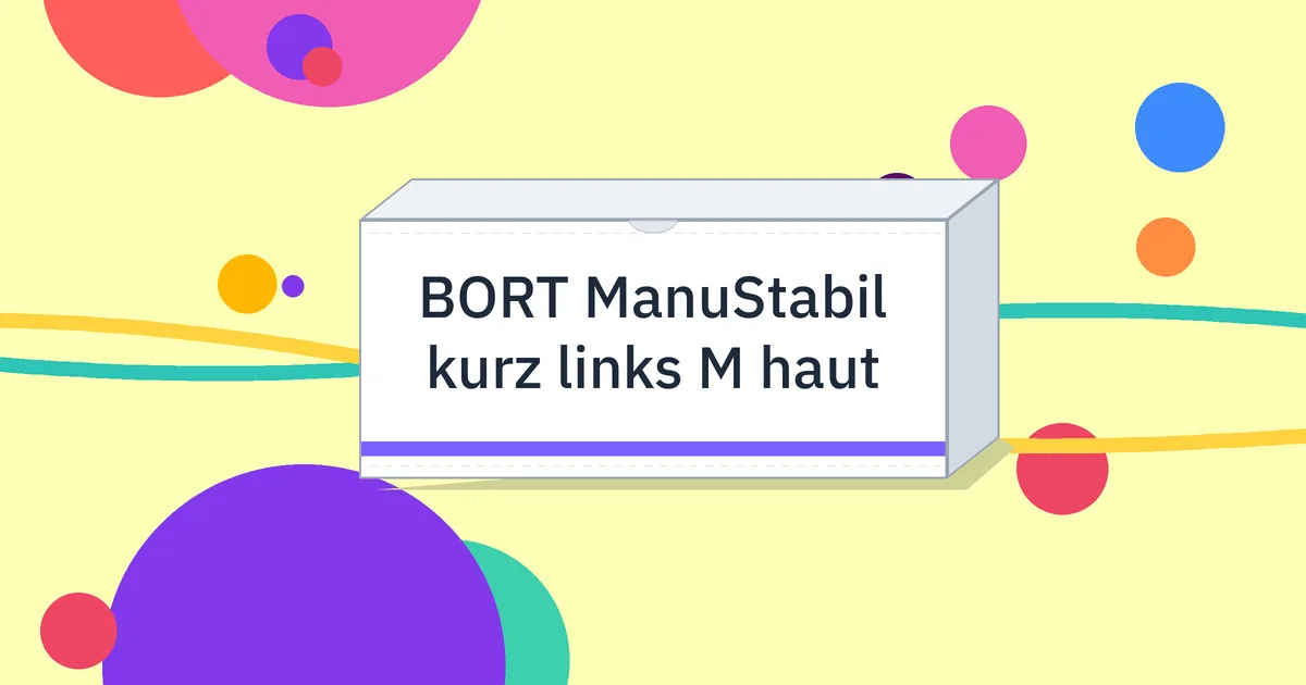 Symbolbild: Packung mit der Aufschrift BORT ManuStabil kurz links M haut (PZN 04196164) – Verfügbarkeit und Bezug in Apotheken in Frankfurt am Main