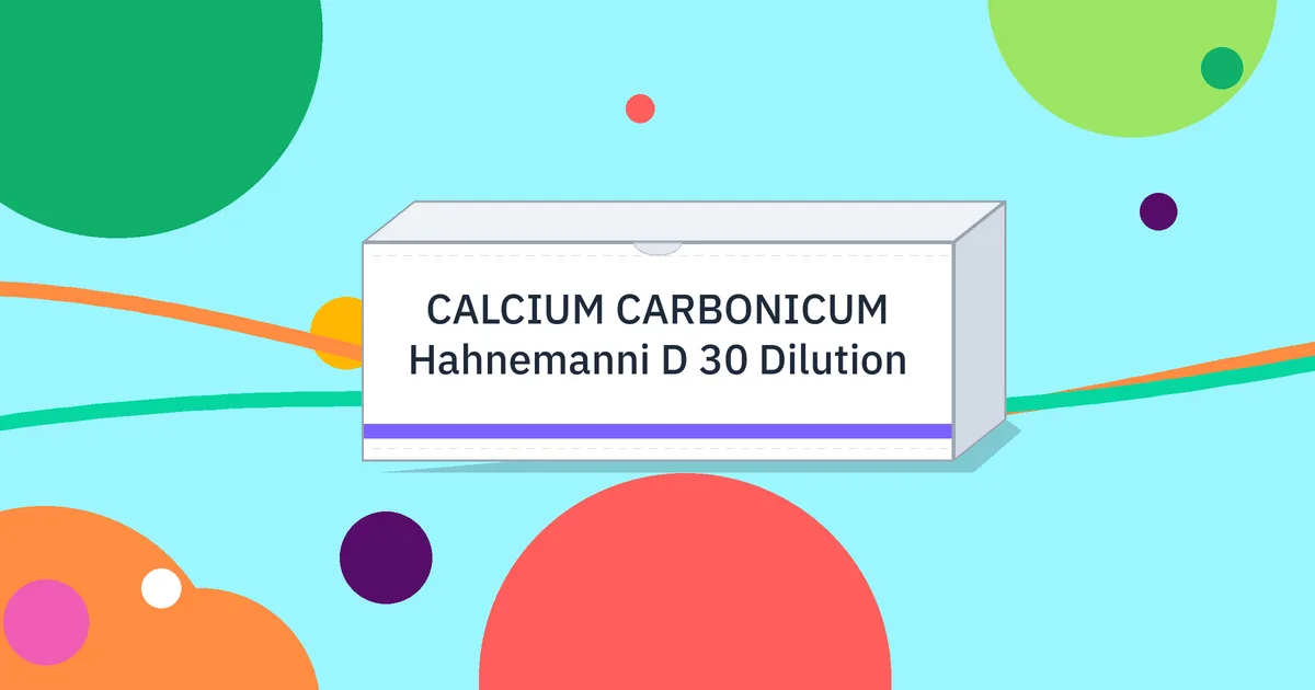 Symbolbild: Packung mit der Aufschrift CALCIUM CARBONICUM Hahnemanni D 30 Dilution (PZN 02815077) – Verfügbarkeit und Bezug in Apotheken in Frankfurt am Main