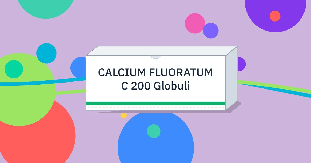 Symbolbild: Packung mit der Aufschrift CALCIUM FLUORATUM C 200 Globuli (PZN 04209091) – Verfügbarkeit und Bezug in Apotheken in Frankfurt am Main