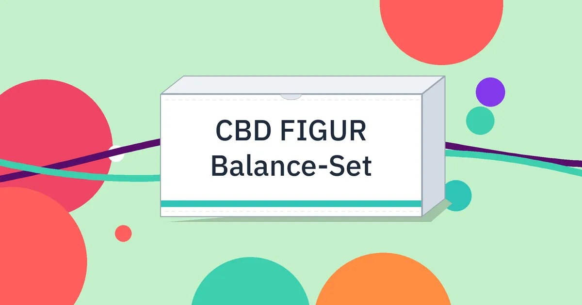 Symbolbild: Packung mit der Aufschrift CBD FIGUR Balance-Set (PZN 20571437) – Verfügbarkeit und Bezug in Apotheken in Frankfurt am Main