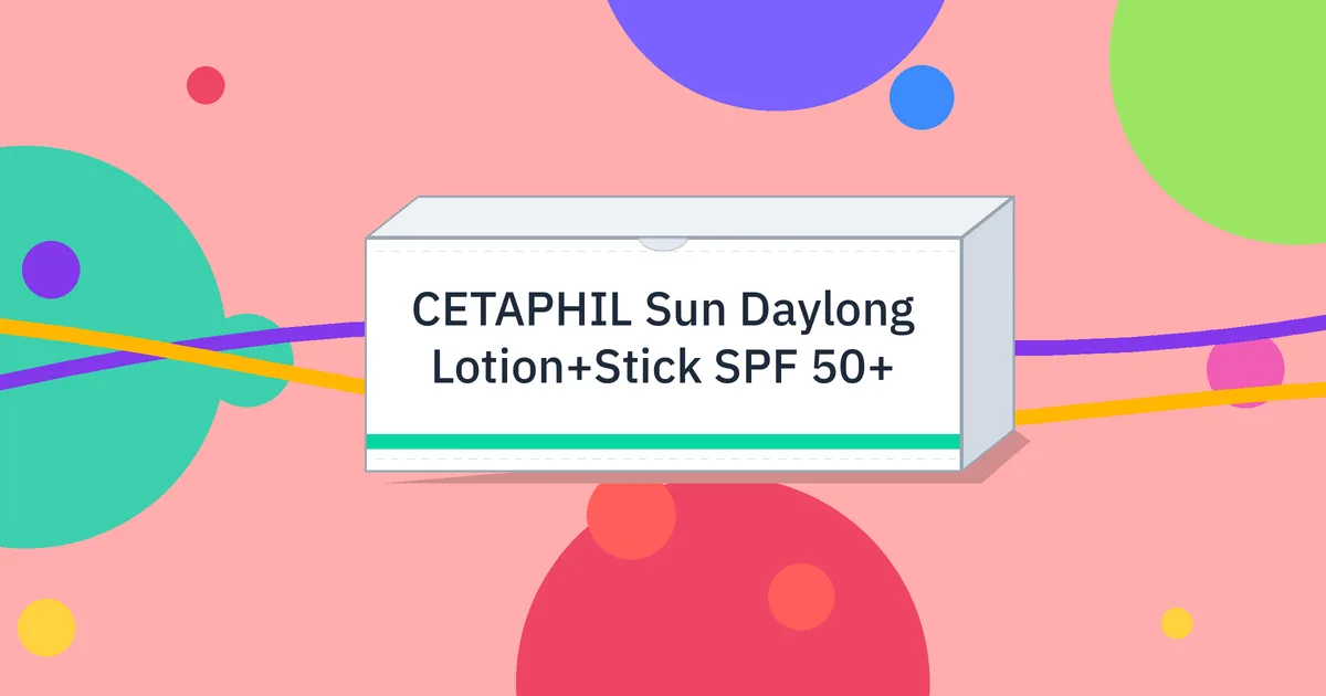 Symbolbild: Packung mit der Aufschrift CETAPHIL Sun Daylong Lotion+Stick SPF 50+ (PZN 20007777) – Verfügbarkeit und Bezug in Apotheken in Frankfurt am Main