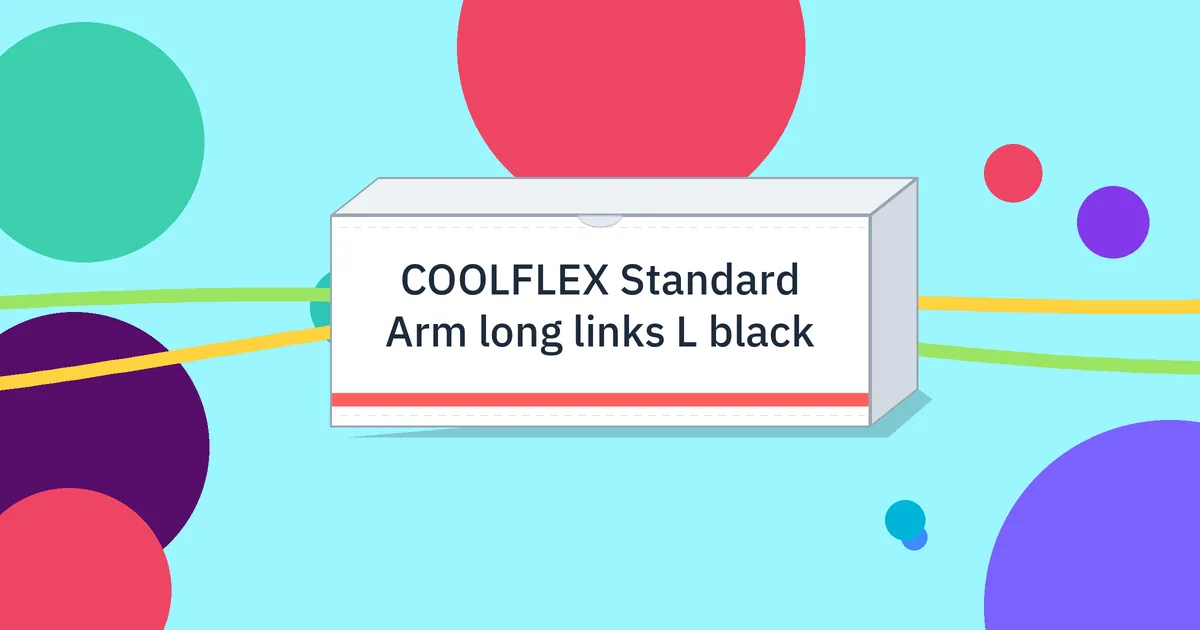 Symbolbild: Packung mit der Aufschrift COOLFLEX Standard Arm long links L black (PZN 20382707) – Verfügbarkeit und Bezug in Apotheken in Frankfurt am Main