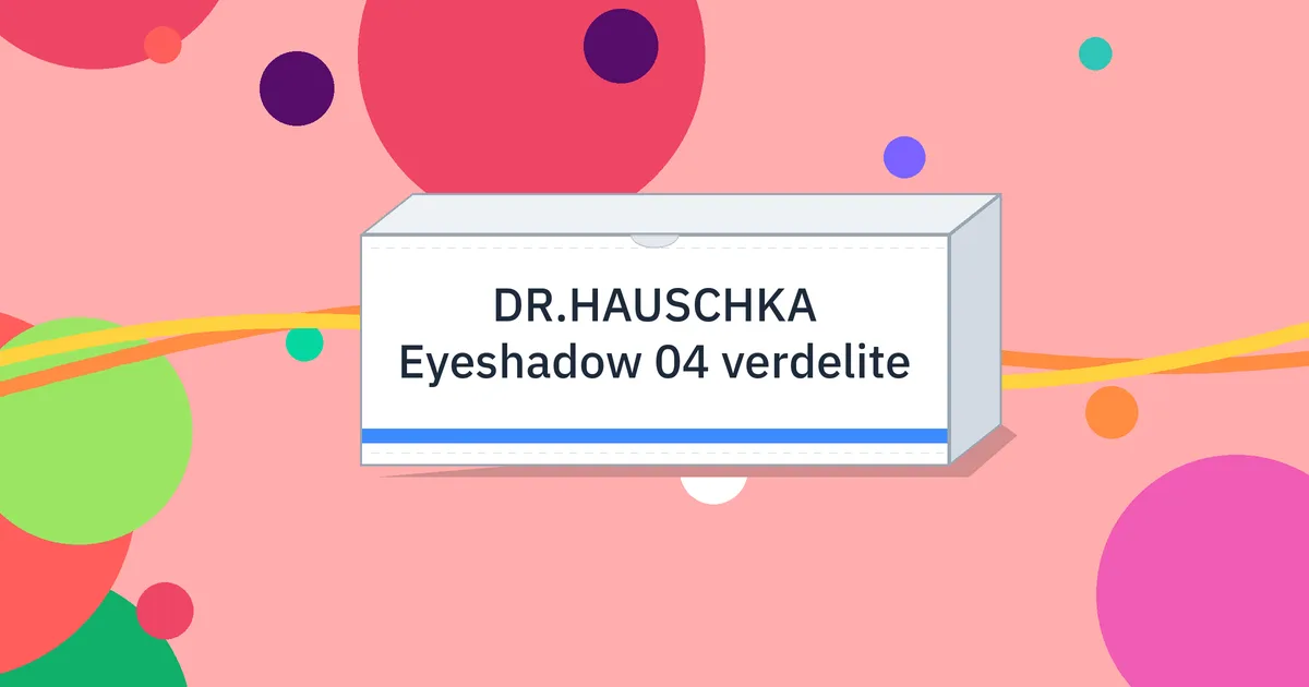 Symbolbild: Packung mit der Aufschrift DR.HAUSCHKA Eyeshadow 04 verdelite (PZN 18651436) – Verfügbarkeit und Bezug in Apotheken in Frankfurt am Main
