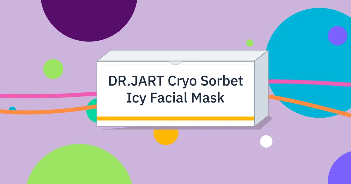 Symbolbild: Packung mit der Aufschrift DR.JART Cryo Sorbet Icy Facial Mask (PZN 20402887) – Verfügbarkeit und Bezug in Apotheken in Frankfurt am Main