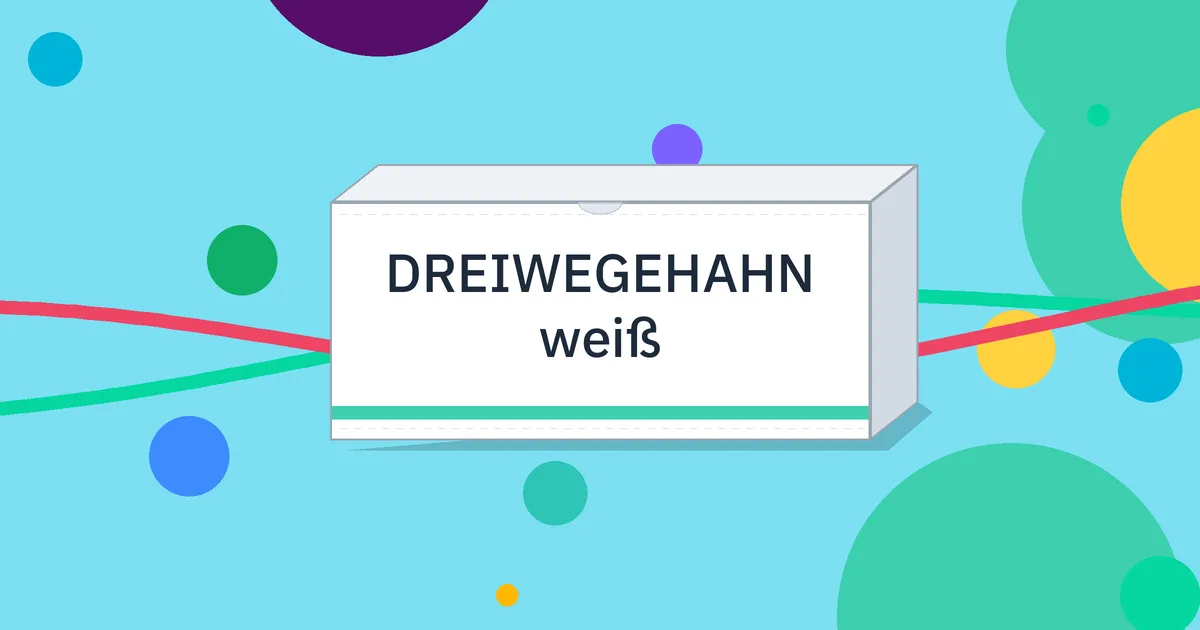 Symbolbild: Packung mit der Aufschrift DREIWEGEHAHN weiß (PZN 08485037) – Verfügbarkeit und Bezug in Apotheken in Frankfurt am Main