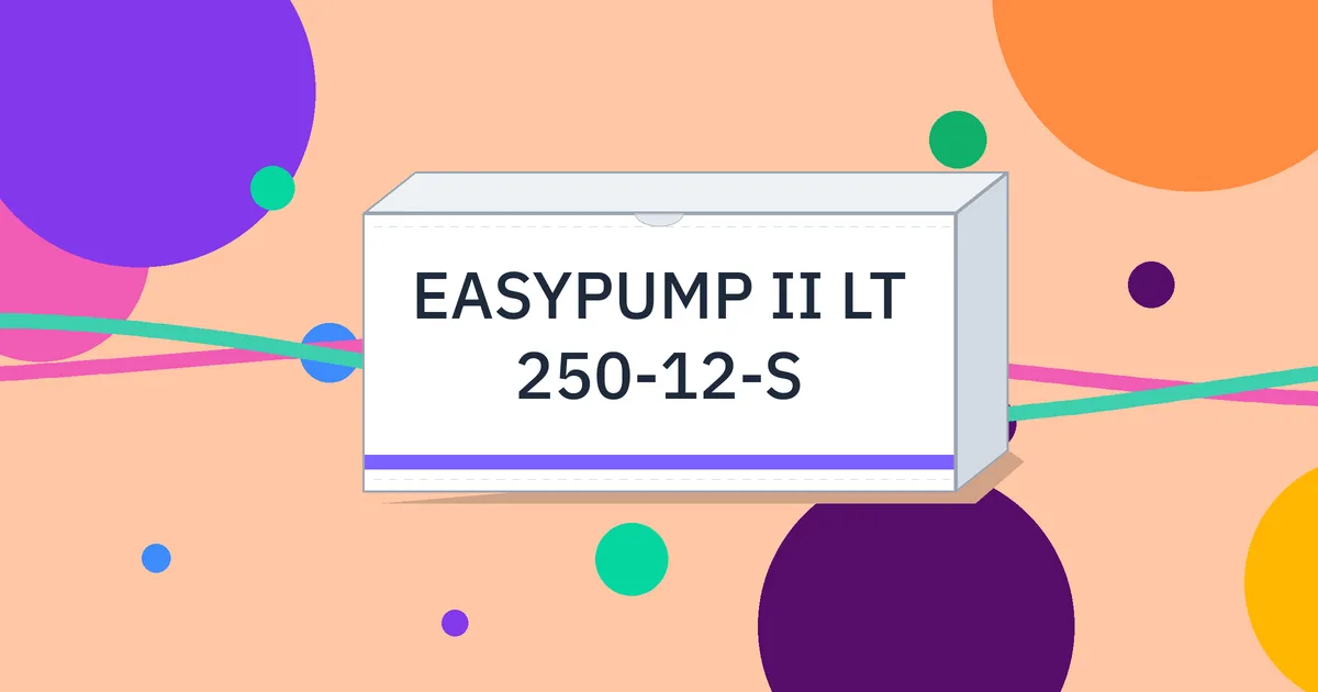 Symbolbild: Packung mit der Aufschrift EASYPUMP II LT 250-12-S (PZN 20312049) – Verfügbarkeit und Bezug in Apotheken in Frankfurt am Main
