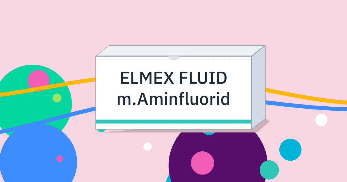 Symbolbild: Packung mit der Aufschrift ELMEX FLUID m.Aminfluorid (PZN 01227935) – Verfügbarkeit und Bezug in Apotheken in Frankfurt am Main